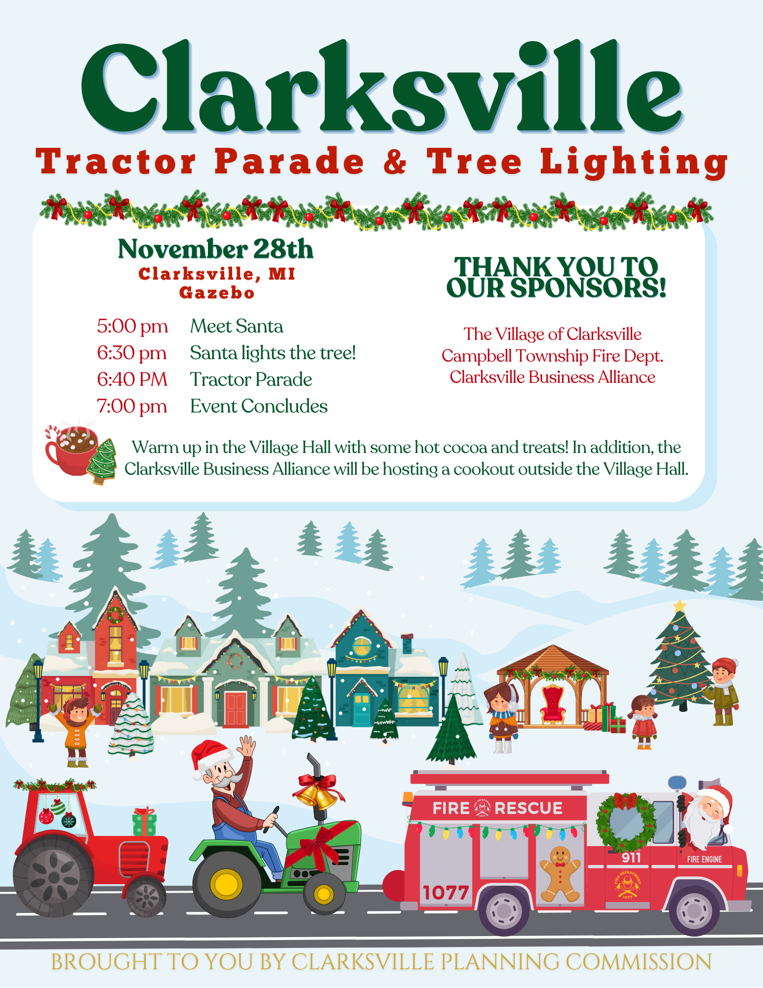 Village of Clarksville – Take the last train to Clarksville Michigan